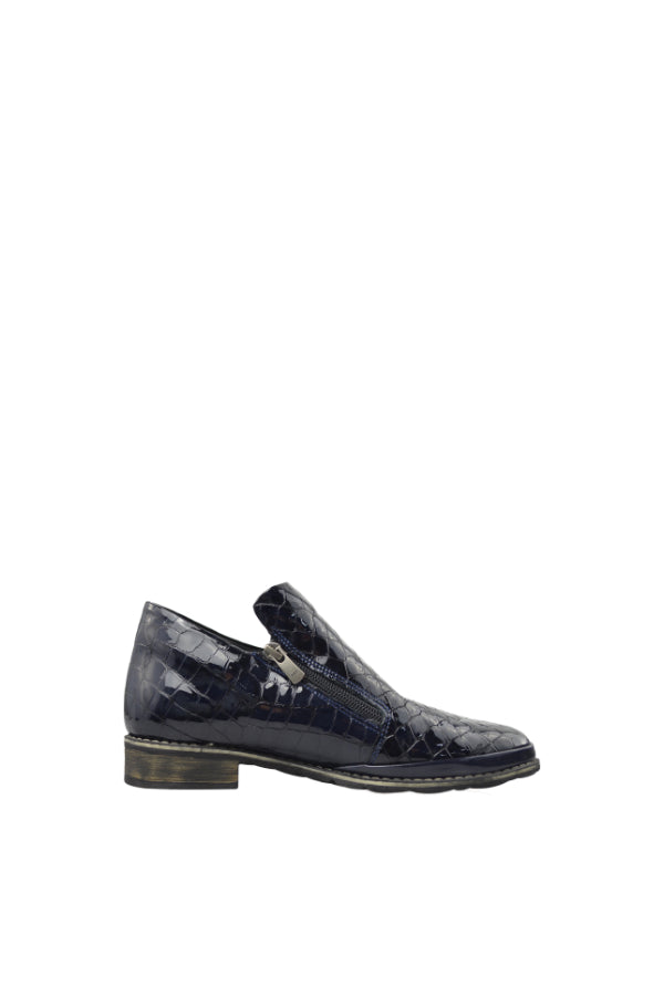 MORRISON-NAVY CROC – Traffic Footwear